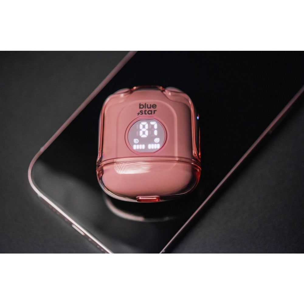 Blue Star Transparency Earphones (Fi22) Pink