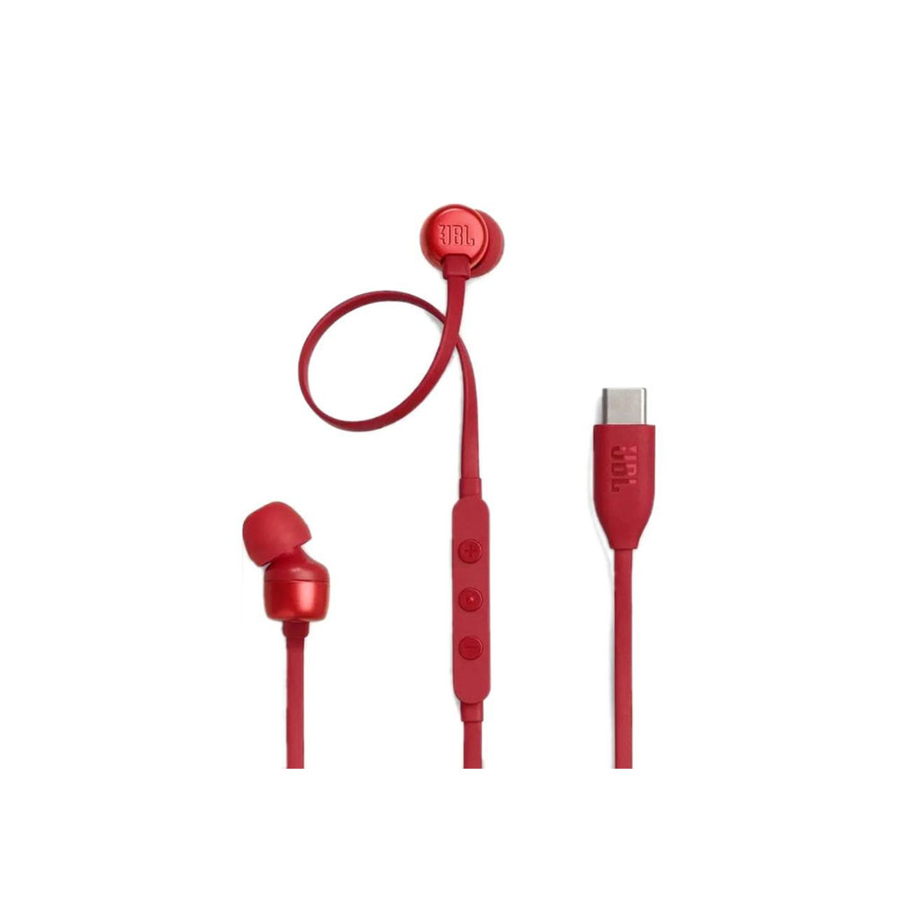 JBL T310c Headphones TypeC red