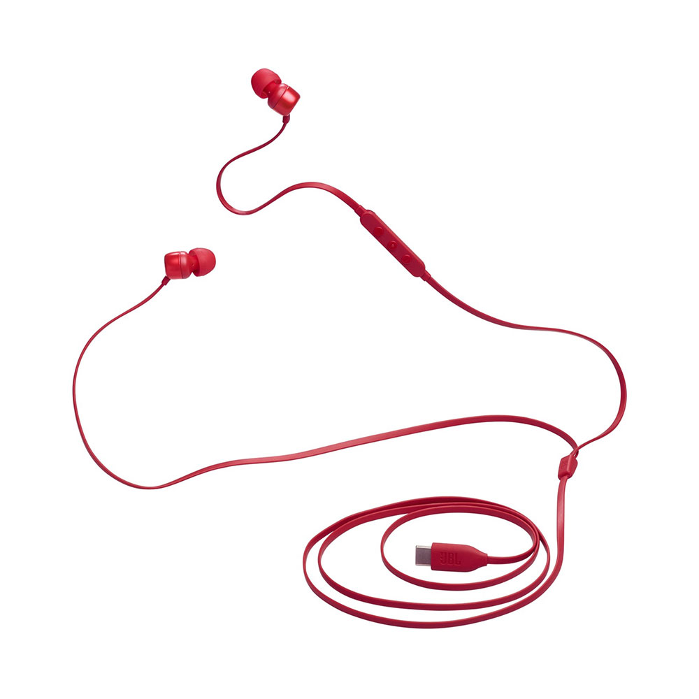JBL T310c Headphones TypeC red
