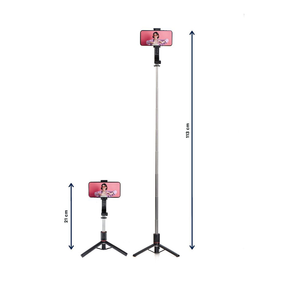 Selfie Stick Tripod (SSTR-13) Black